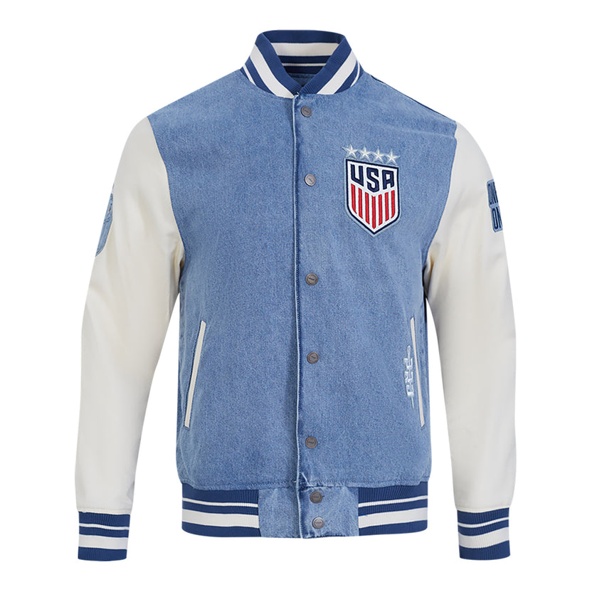 Unisex Pro Standard USWNT Varsity Blues Denim Jacket – U.S. Soccer Store®