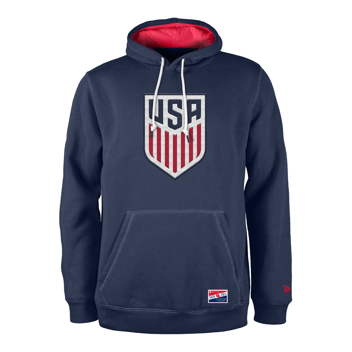 Men's New Era USMNT Corduroy Crest Navy Heathered Hoodie – U.S. Soccer ...