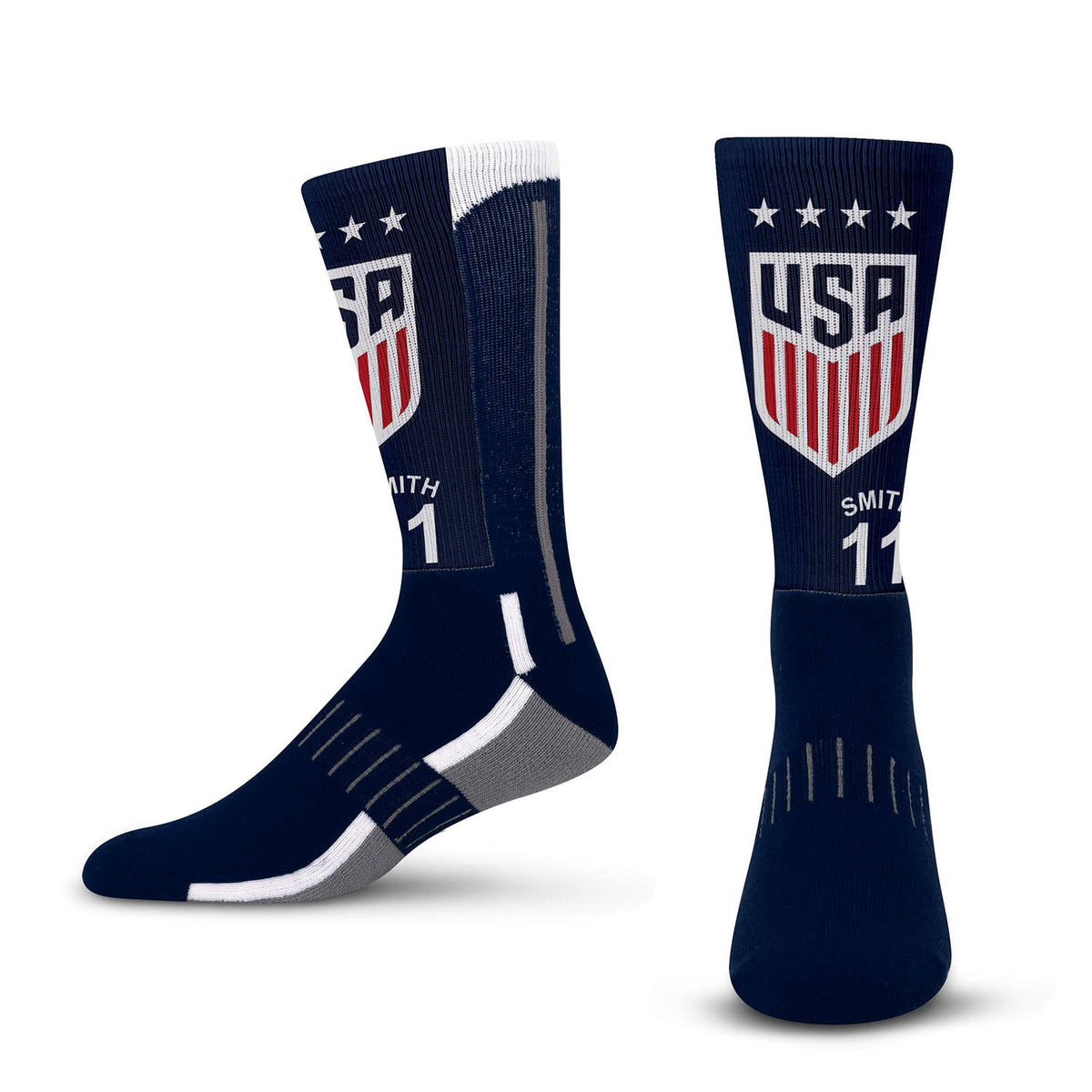 For Bare Feet Wilson 11 Navy Crew Socks – U.S. Soccer Store®